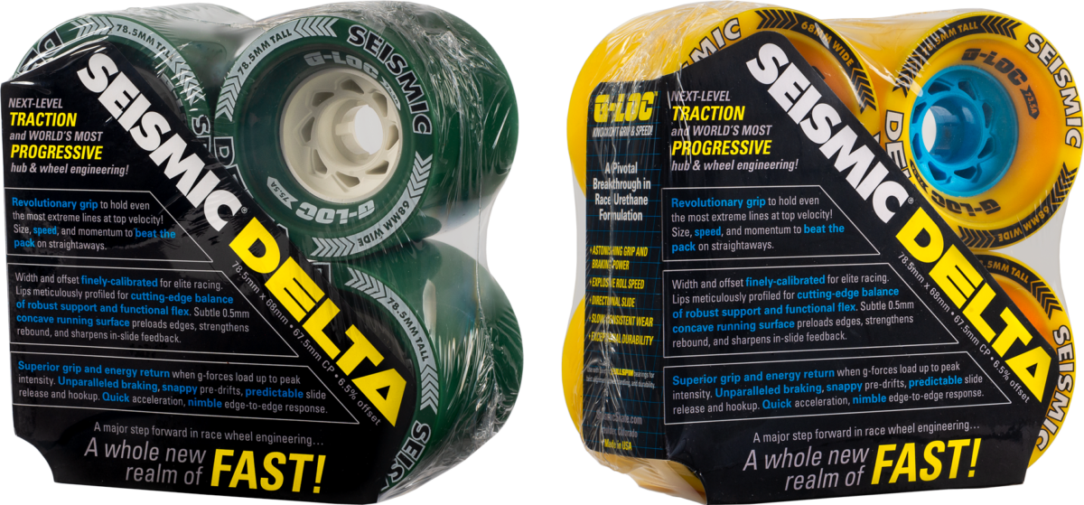 78.5mm DELTA Wheels - Seismic Skate